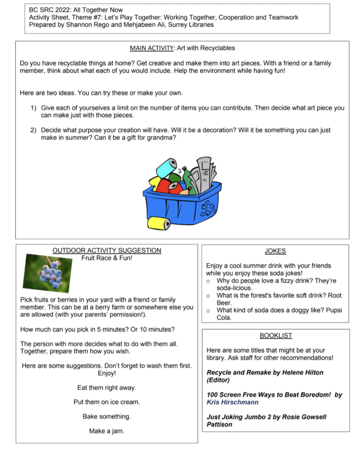 Printable Activities – BC SRC